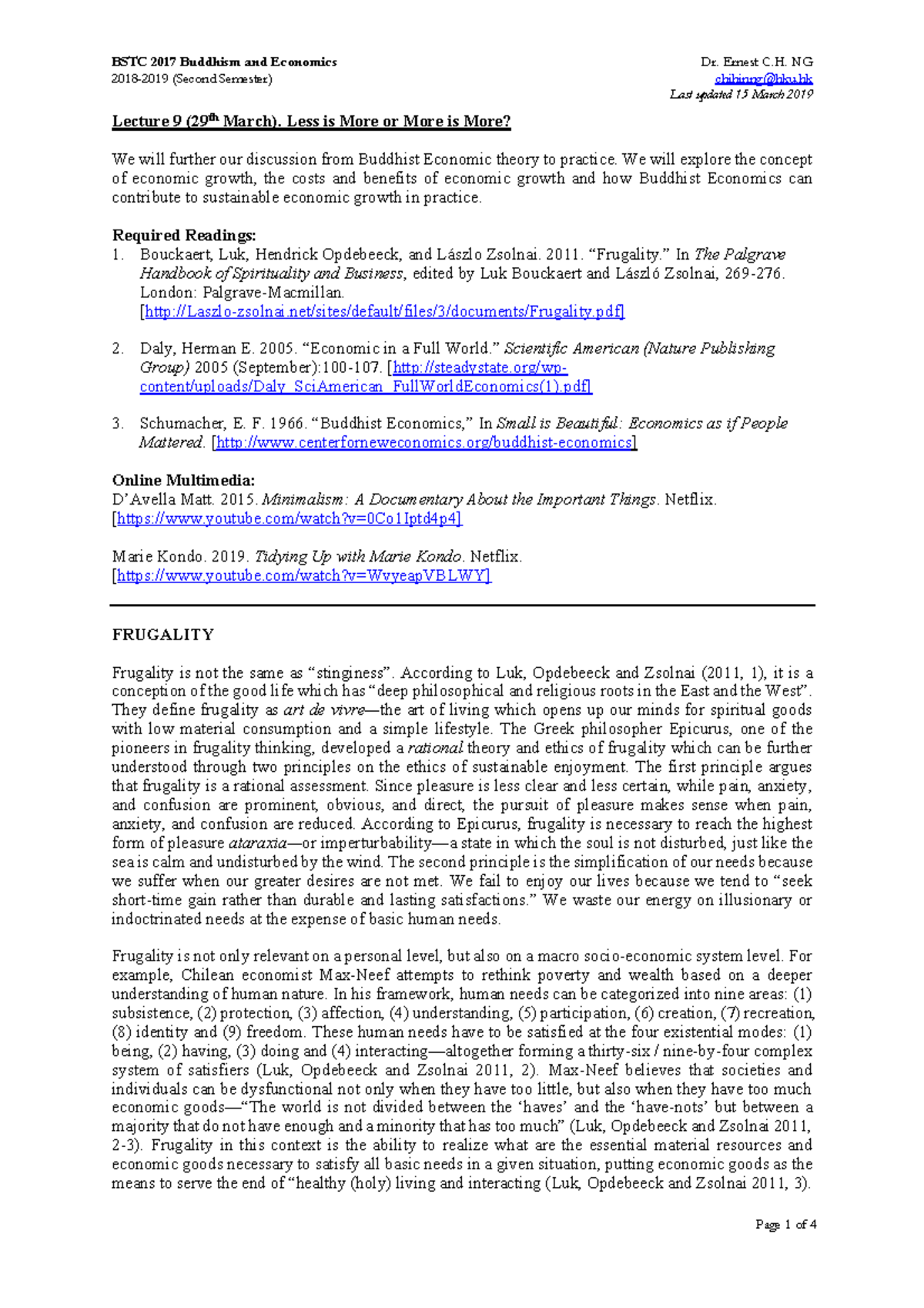 BSTC 2017 L9 Lecture Note 032019 - 2018 - 2019 (Second Semester ...