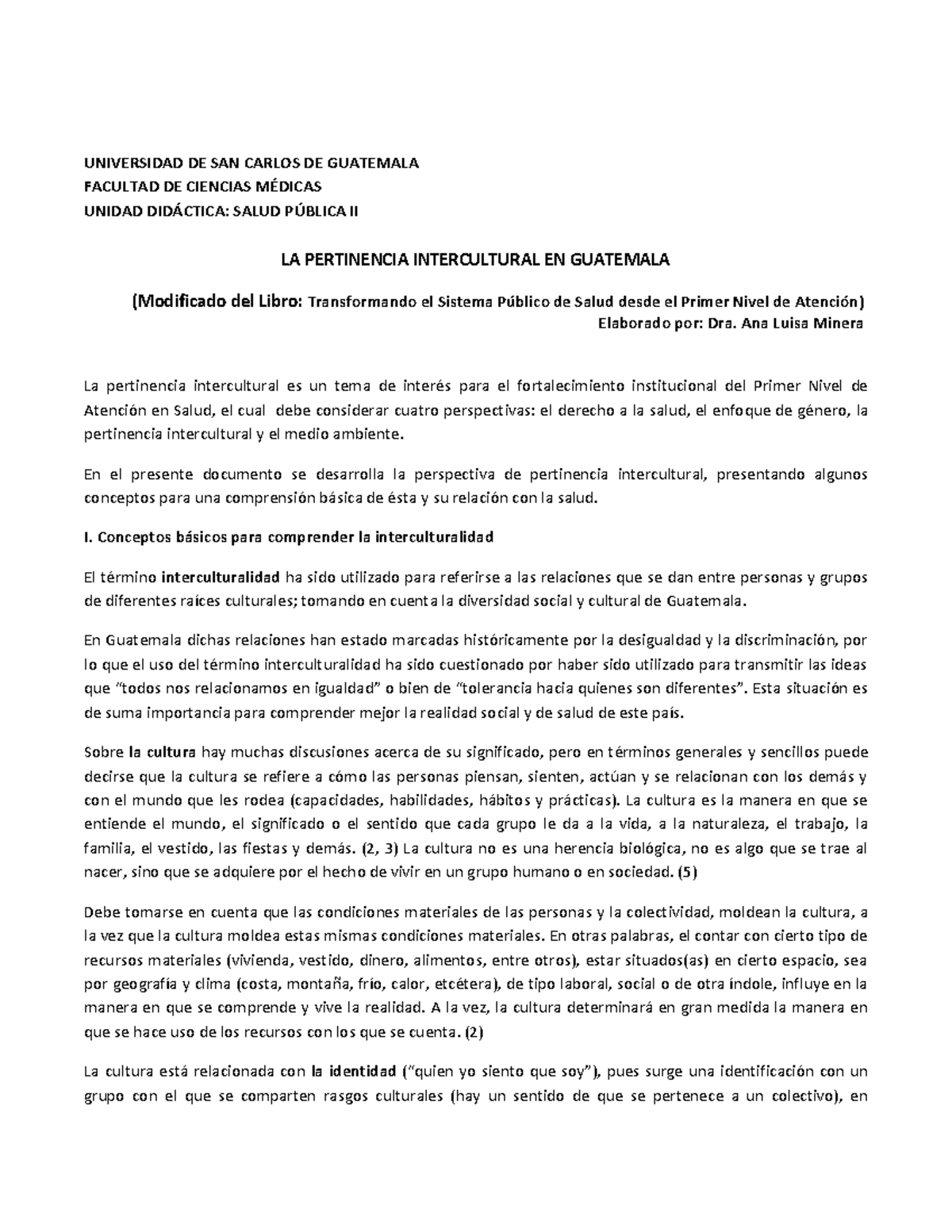 LA Pertinencia Intercultural EN Guatemala-convertido - UNIVERSIDAD DE ...