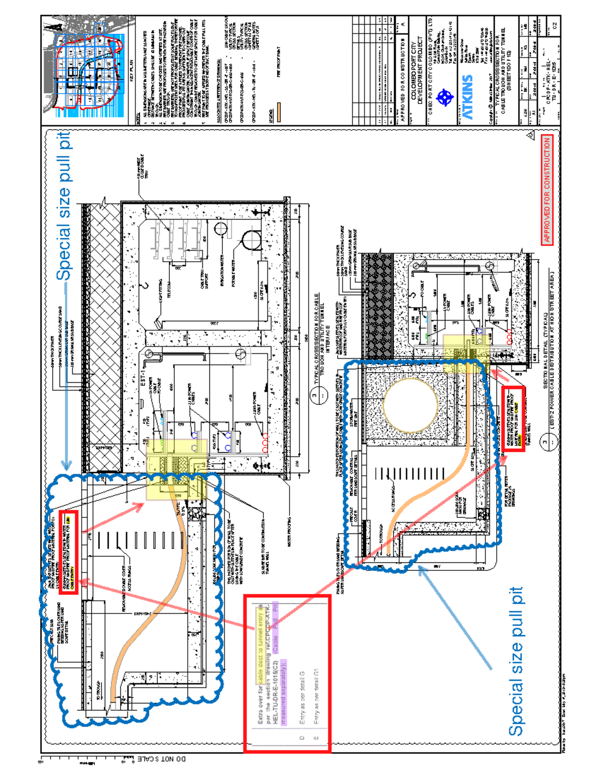 Package - 2A Phase - 1 Drawings - TYPICAL CROSS SECTION FOR CABLE ...