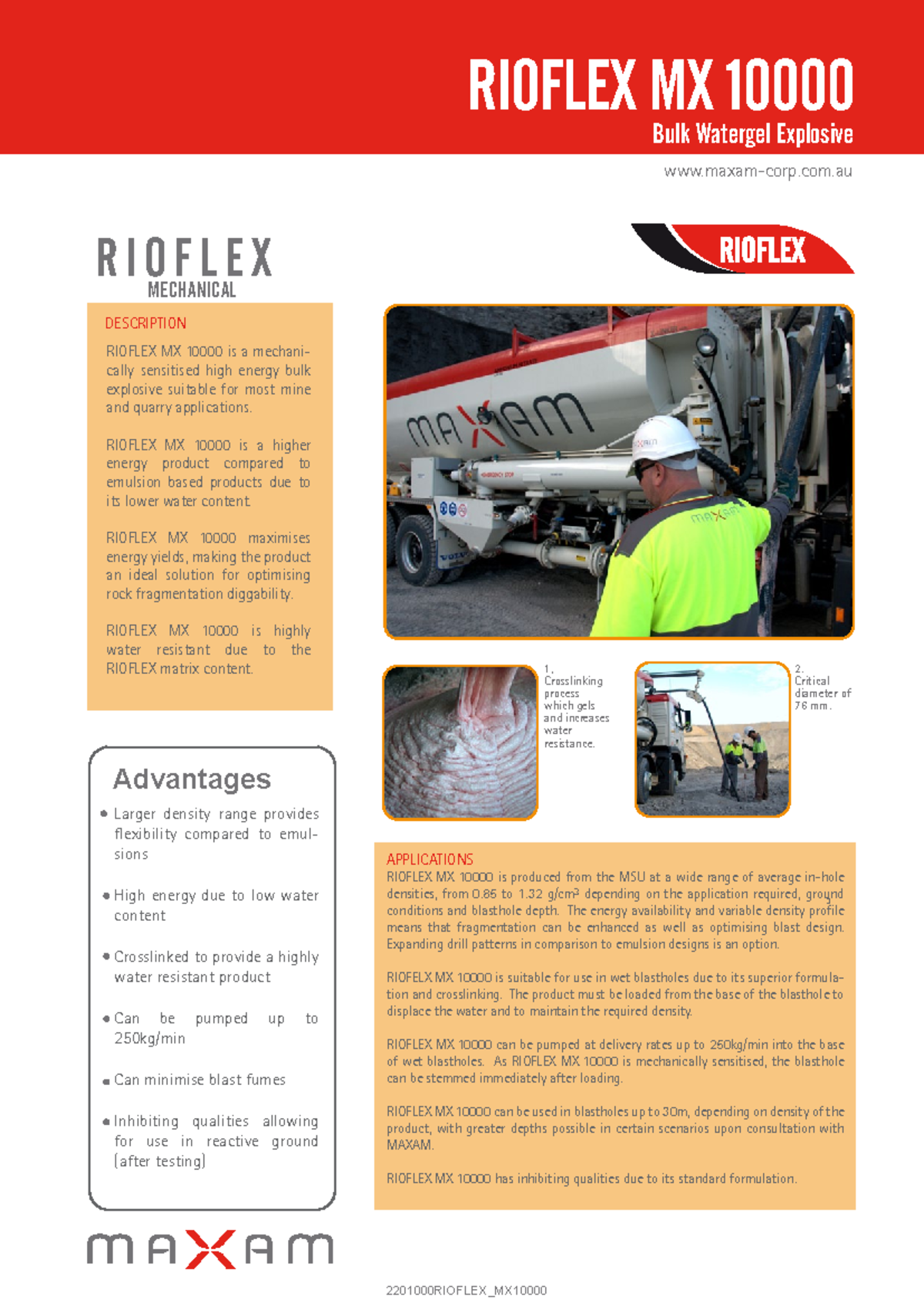 Rioflex MX10000 TDS - Advantages DESCRIPTION R IO F L E X MECHANICAL ...