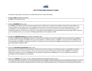 ACC 318 Project TWO - James Rhoton 02/23/ Southern New Hampshire ...