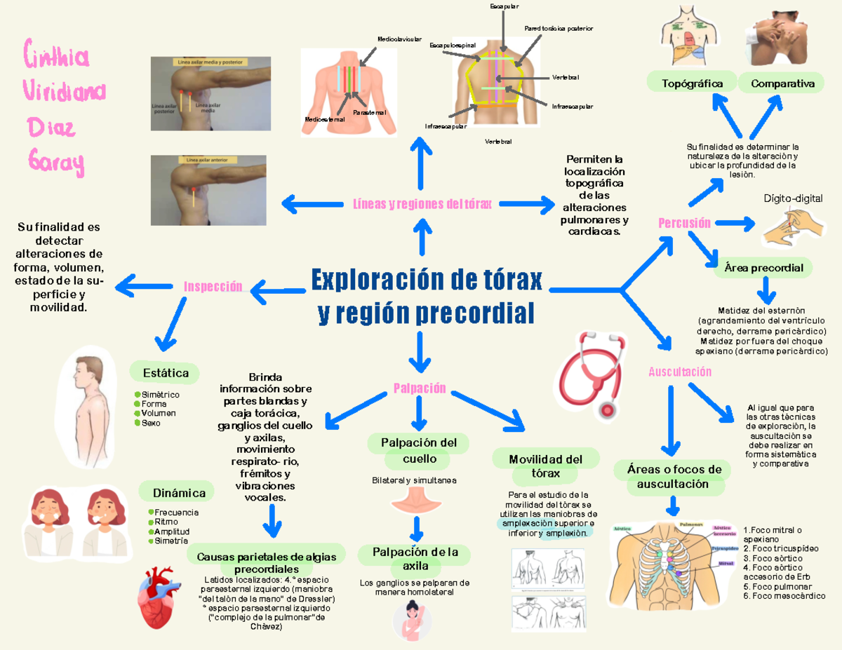 Exploración de tórax y región precordial - Exploración de tórax y ...