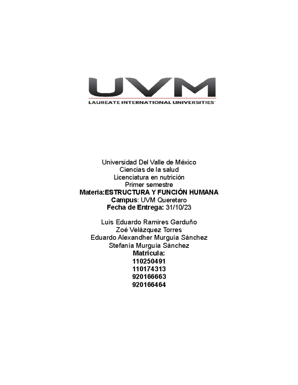 Sistema endocrino - Jjjju - Universidad Del Valle de México Ciencias de ...