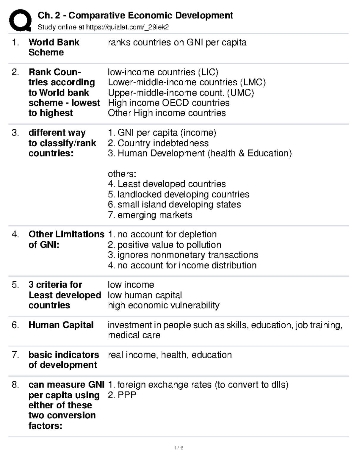 2 - Practice Materials for Economic Development - Study online at ...