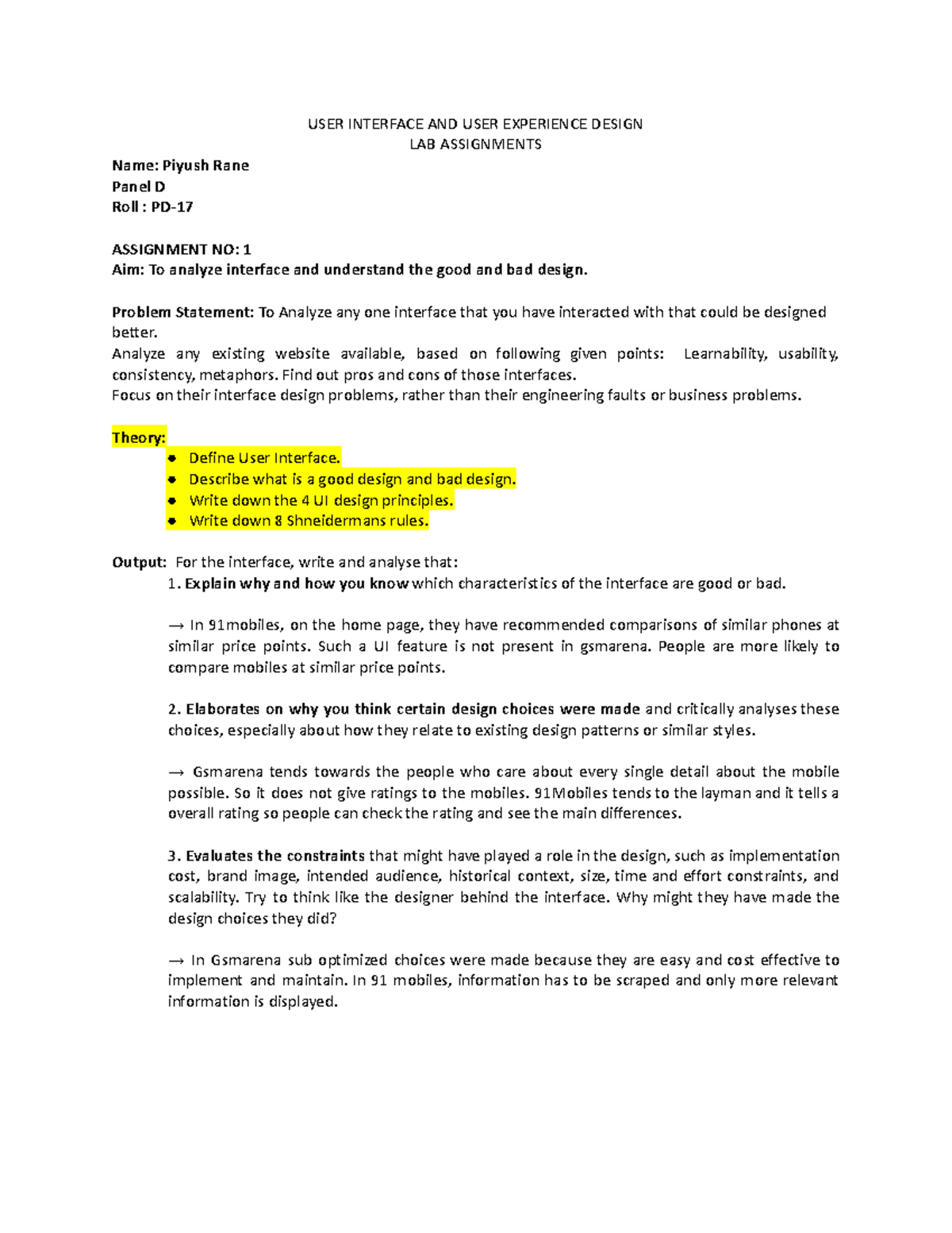 Pd 17 Uiux Lab1 User Interface And User Experience Design Lab