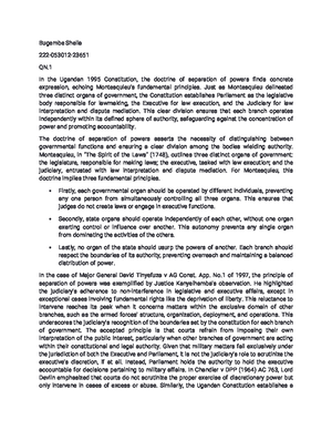 Land law about 1975 land reform decree by Sheila Bugembe - QUESTION ...