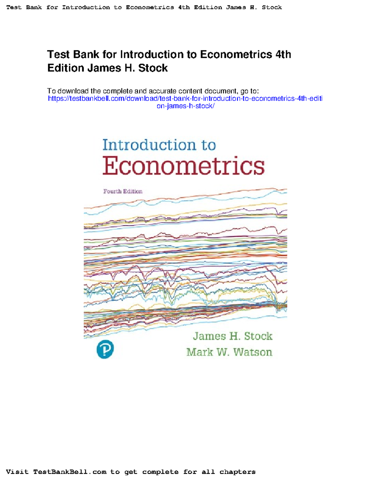 Chapter 7 - Notes - Test Bank for Introduction to Econometrics 4th ...