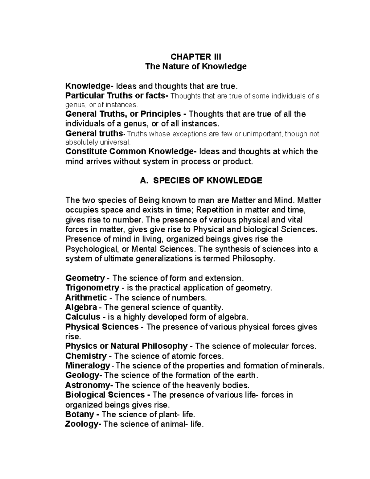 Principle AND Method OF Teaching Accounting - CHAPTER III The Nature of ...