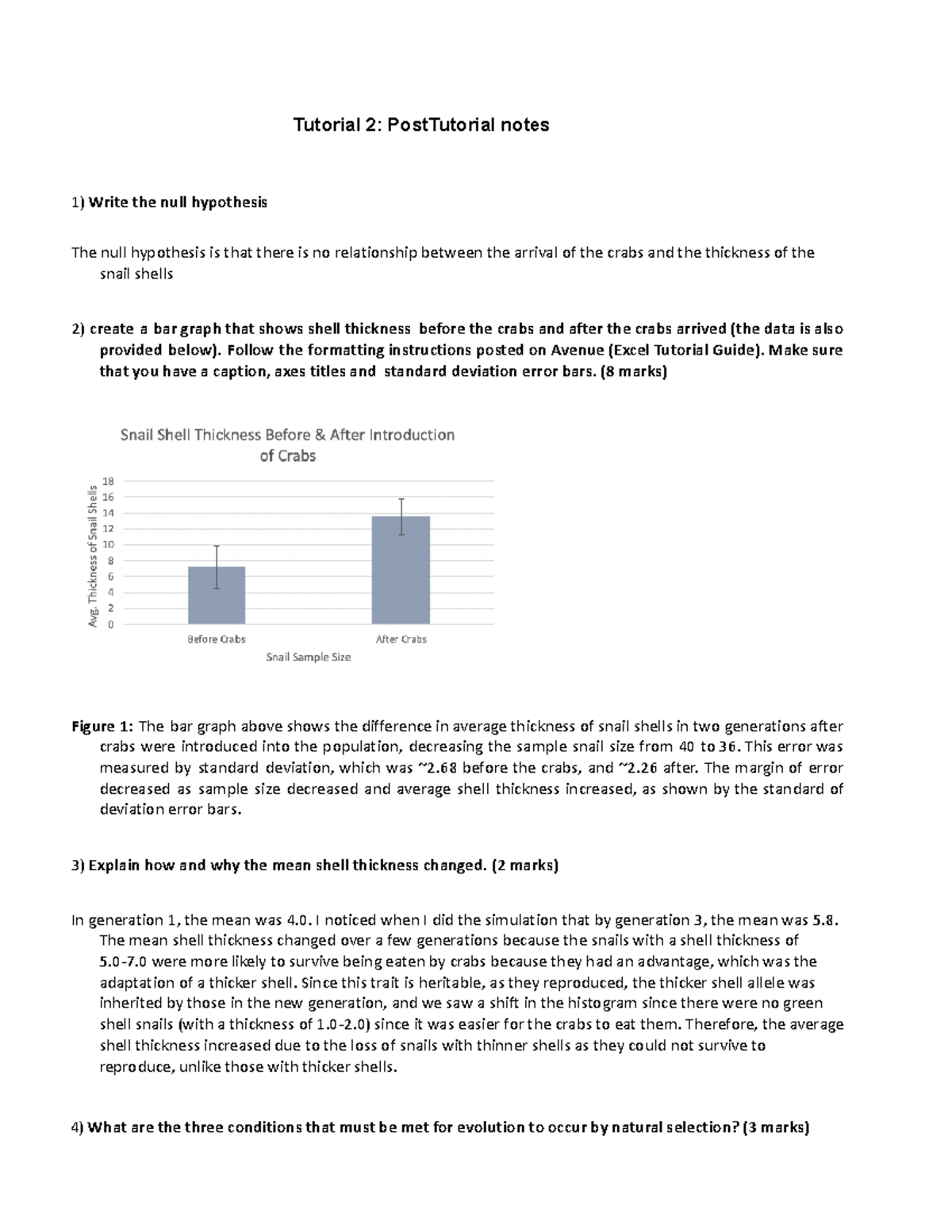 pOst-tutorial Assignment 2 - Tutorial 2: PostTutorial notes Write the ...