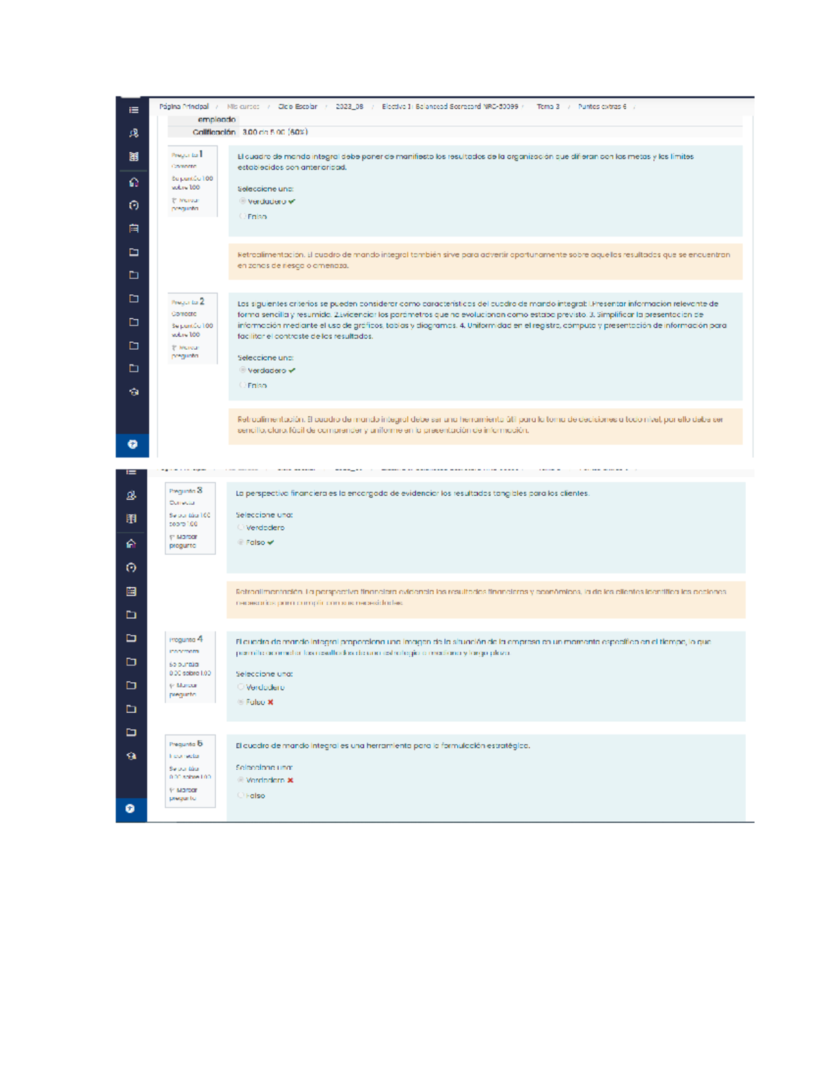 Puntos extra sem6 Balancead Scorecard - Electiva I: Balancead Scorecard - Studocu