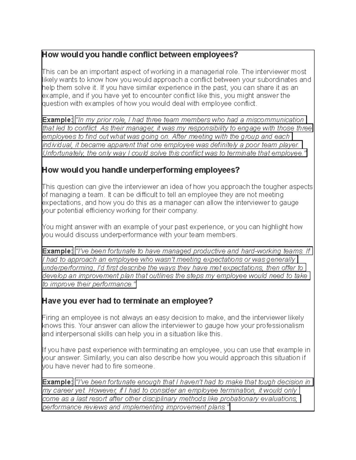Conflict between employees - Management Information Systems - Studocu
