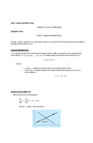 Iterative Methods - UNIT TITLE/CHAPTER TITLE SYSTEMS OF LINEAR EQUATIONS LESSON TITLE ITERATIVE ...