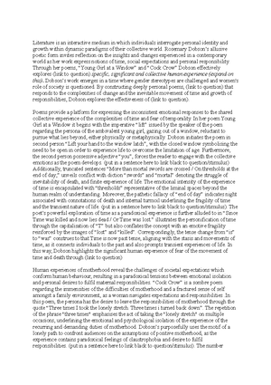 Dobon hsc - Young girl at a window analysis - Intro - Rosemary Dobson ...