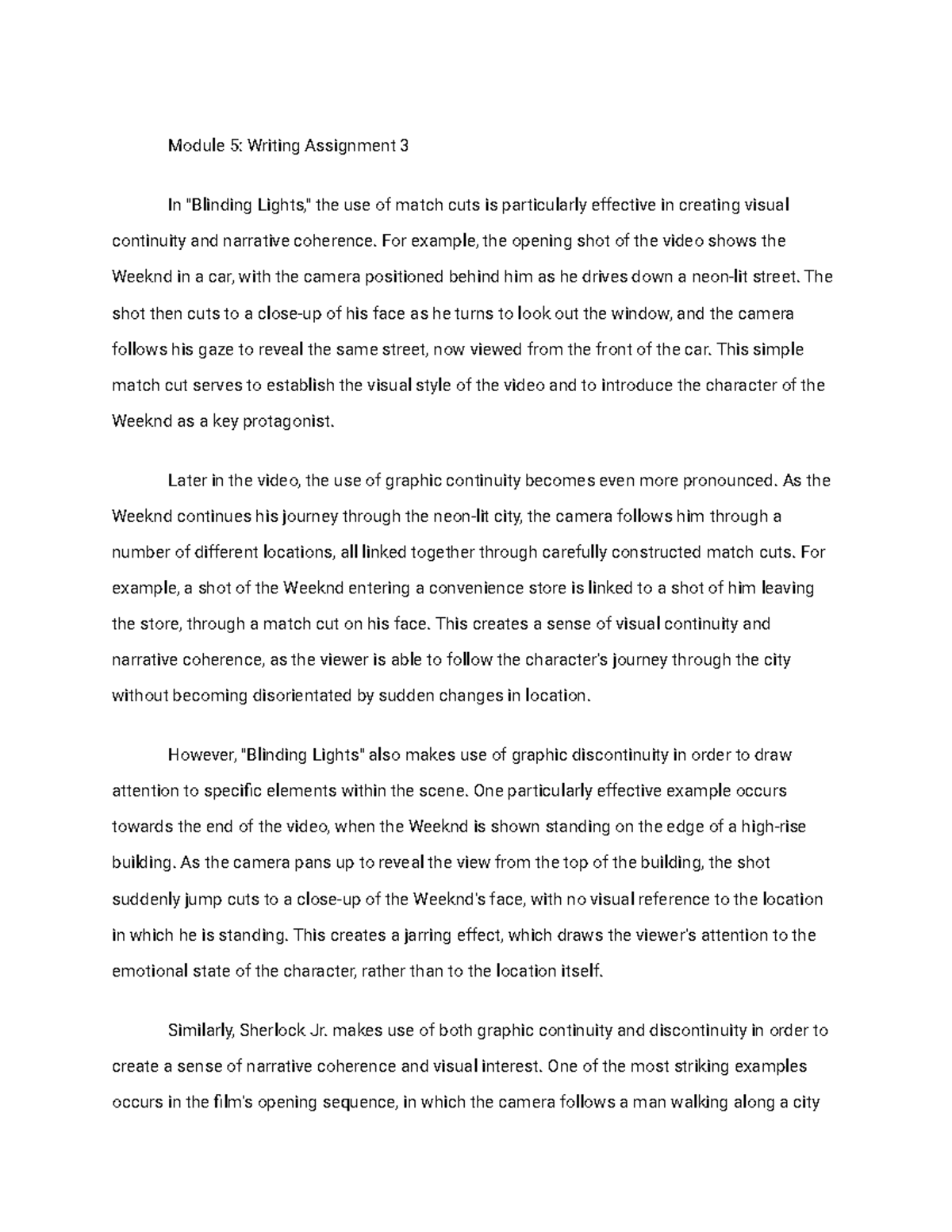 Module 5 Writing Assignment 3 - Module 5: Writing Assignment 3 In ...