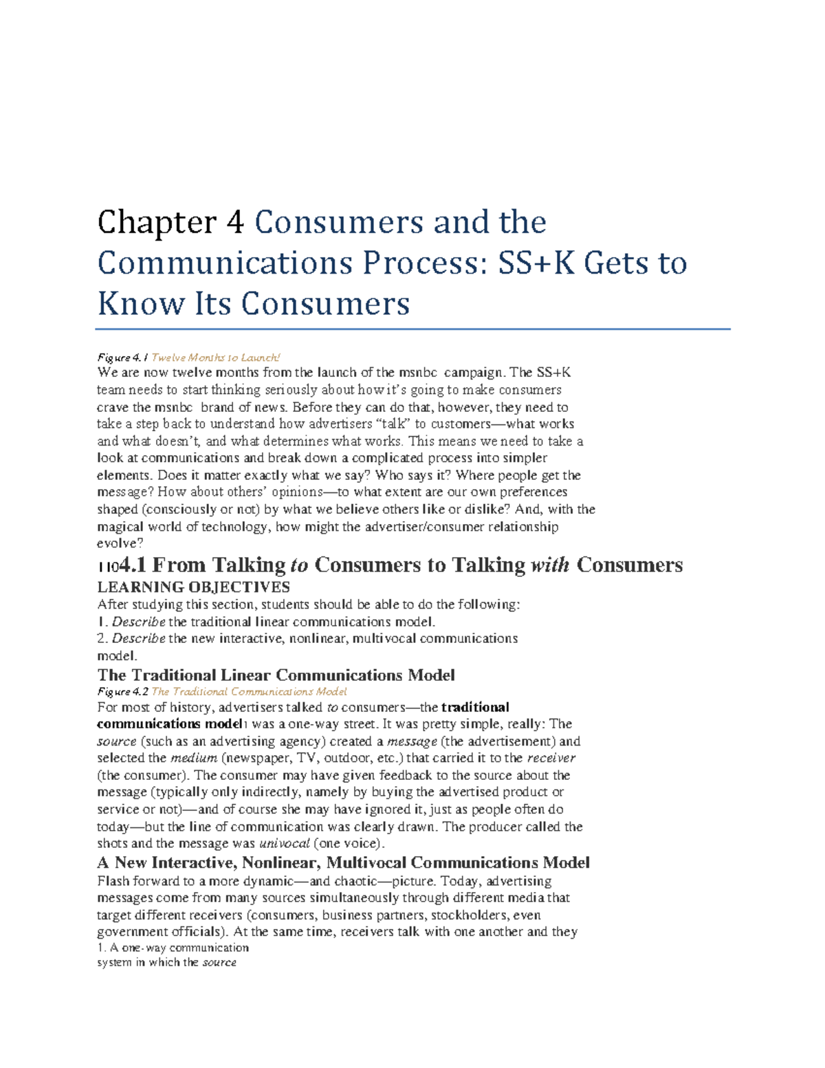 Chapter 4 Consumers and the Communications Process - The SS+K team ...