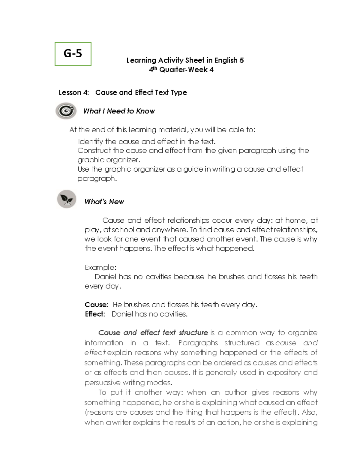 English-5-Q 4-W-4 - vvvvv - Learning Activity Sheet in English 5 4 th ...