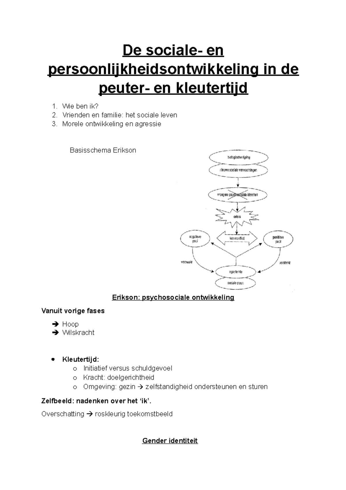 De sociale- en persoonlijkheidsontwikkeling in de peuter- en ...