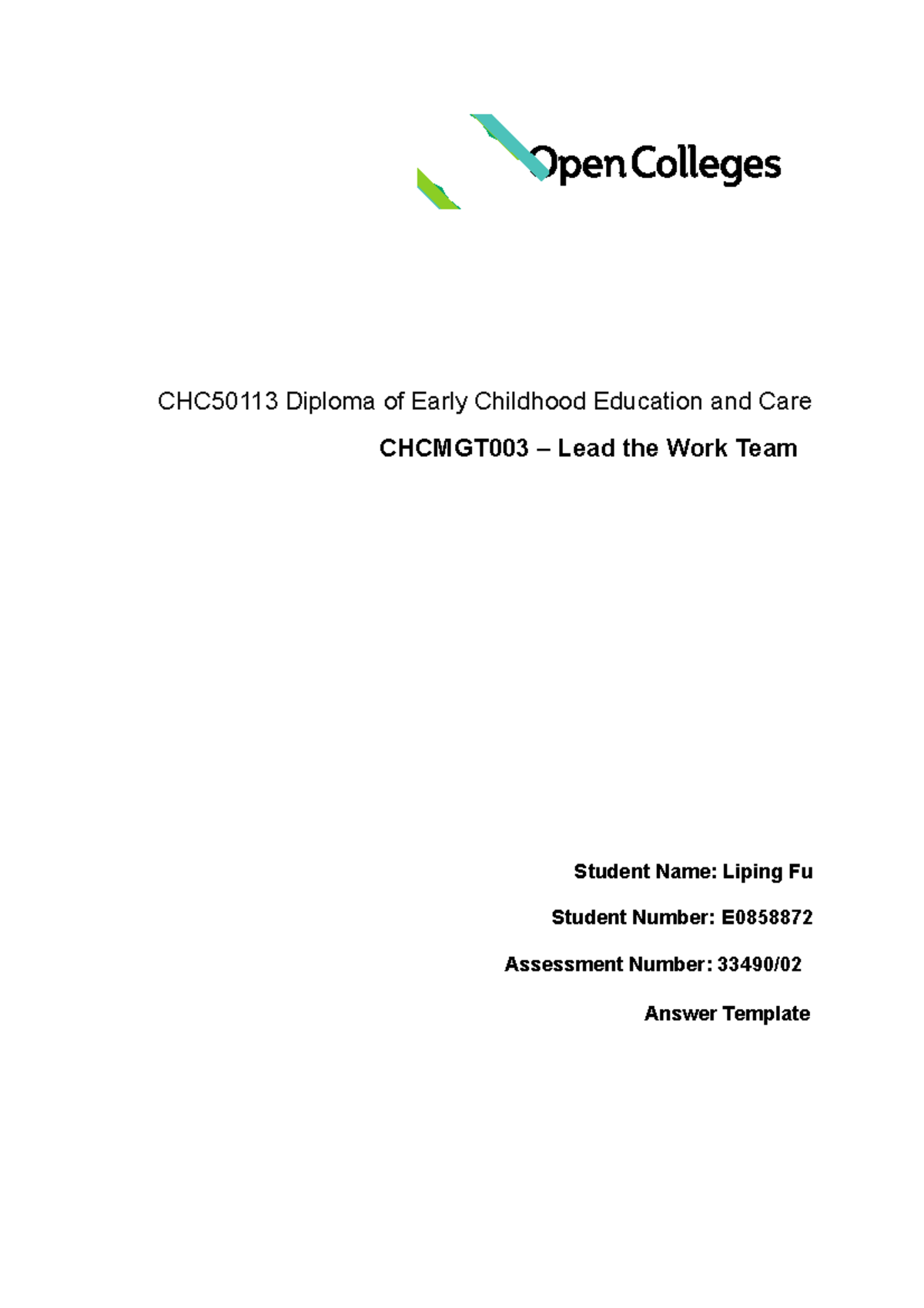 Module 23 33490 02 Assessment V2 How To Write CHC50113 Diploma Of module-23-33490-02-assessment-v2-how-to-write-chc50113-diploma-of