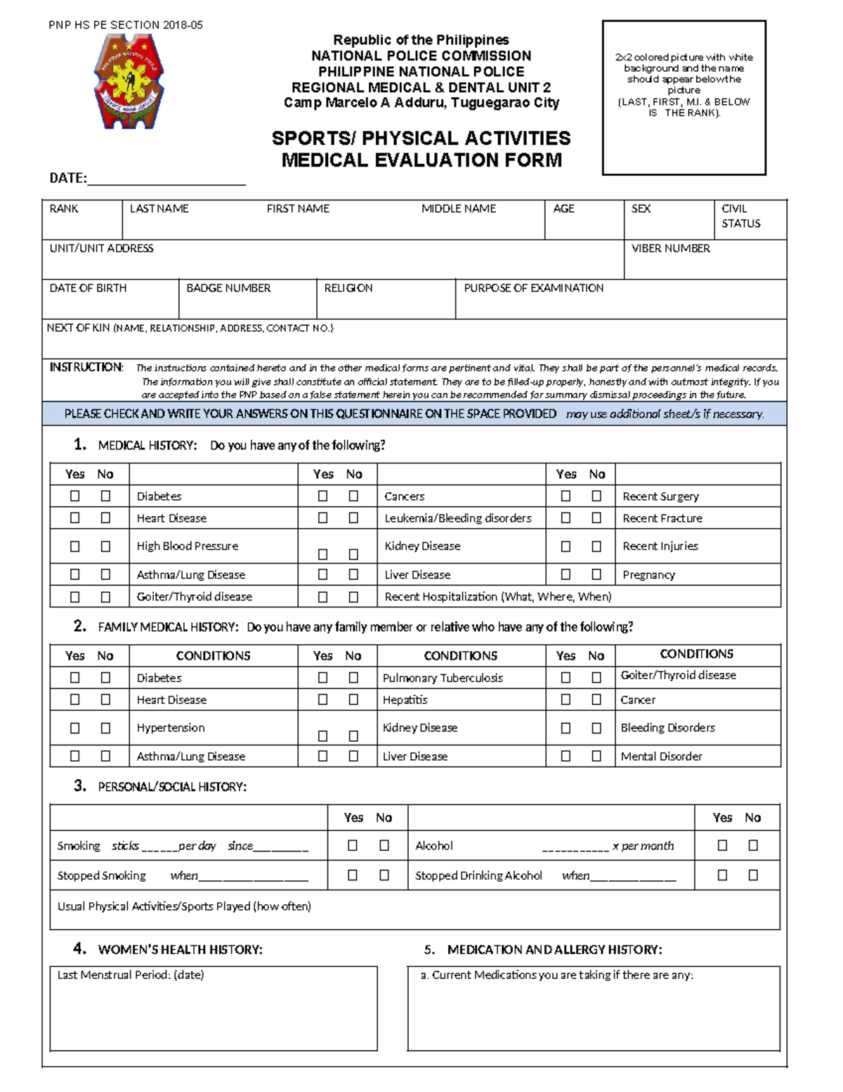 PFT FORM2 BACK TO BACK - Reference Materials - PNP HS PE SECTION 2018 ...