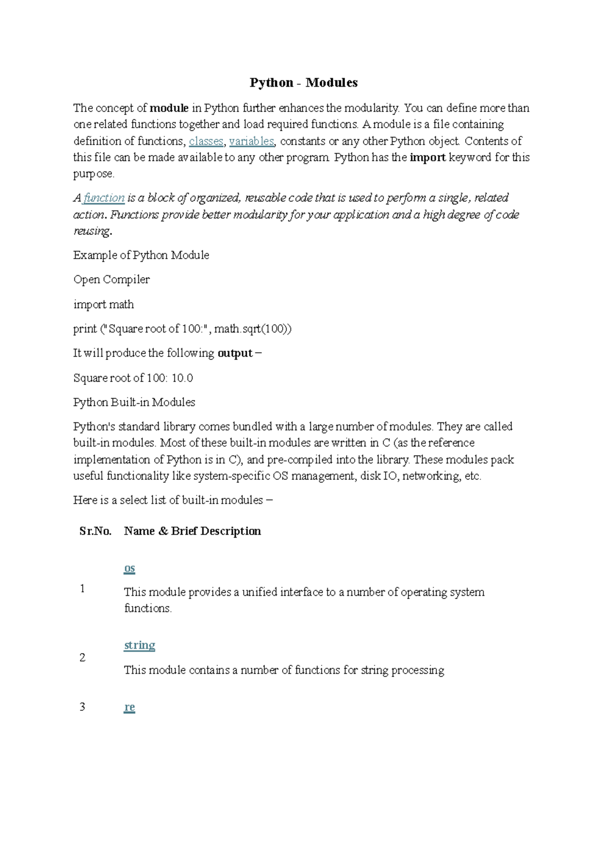 Python module - Thank you - Python - Modules The concept of module in ...
