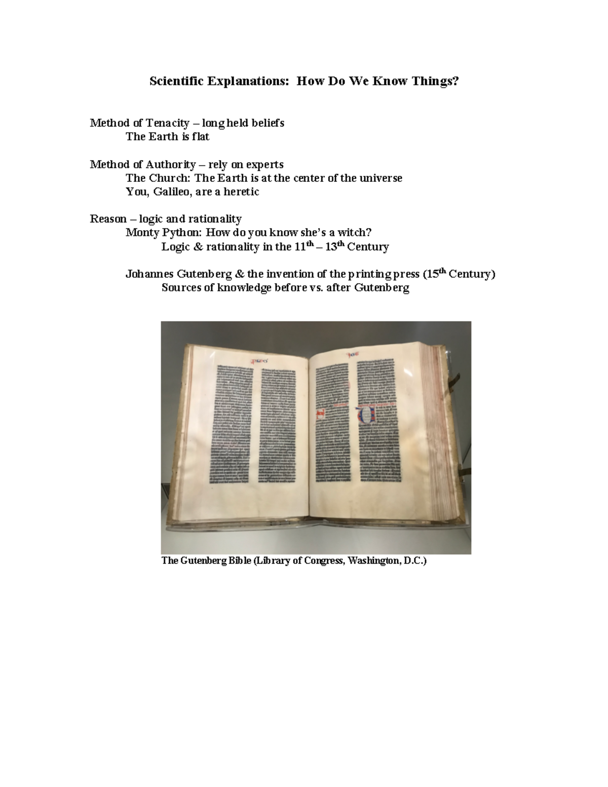 A. Scientific Explanations - Scientific Explanations: How Do We Know ...