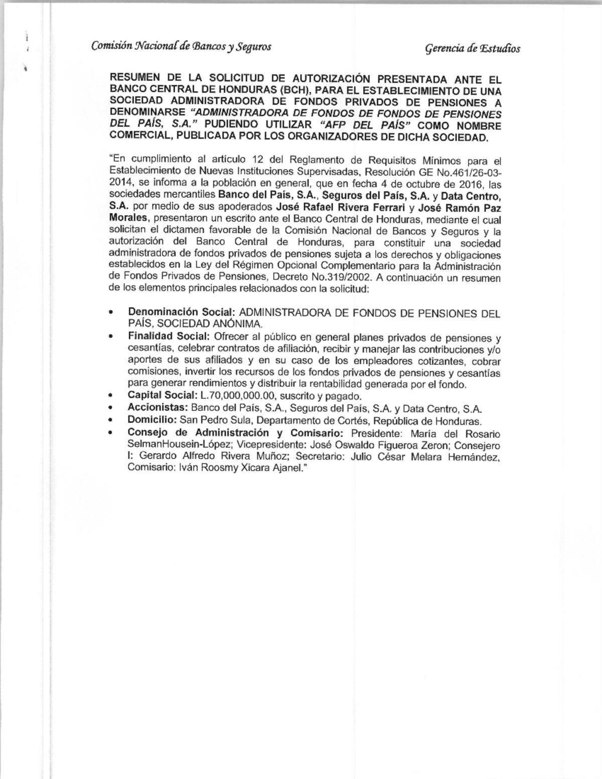 Resumen AFP DEL PAÍS - New - Psicologia - Studocu