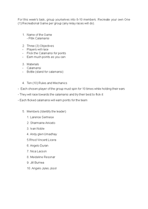 Grade 9 Activity Sep 29 2022 - The Physical Fitness Test - The Physical ...