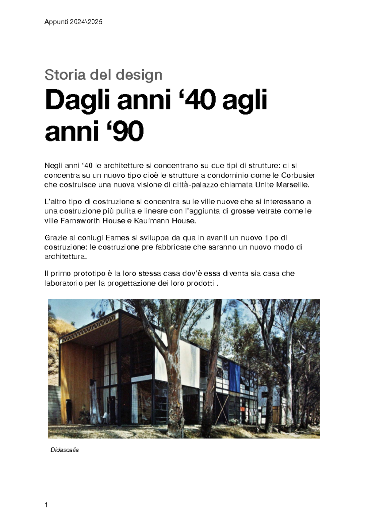 storia del design - Storia del design Dagli anni ‘40 agli anni ‘ Negli ...