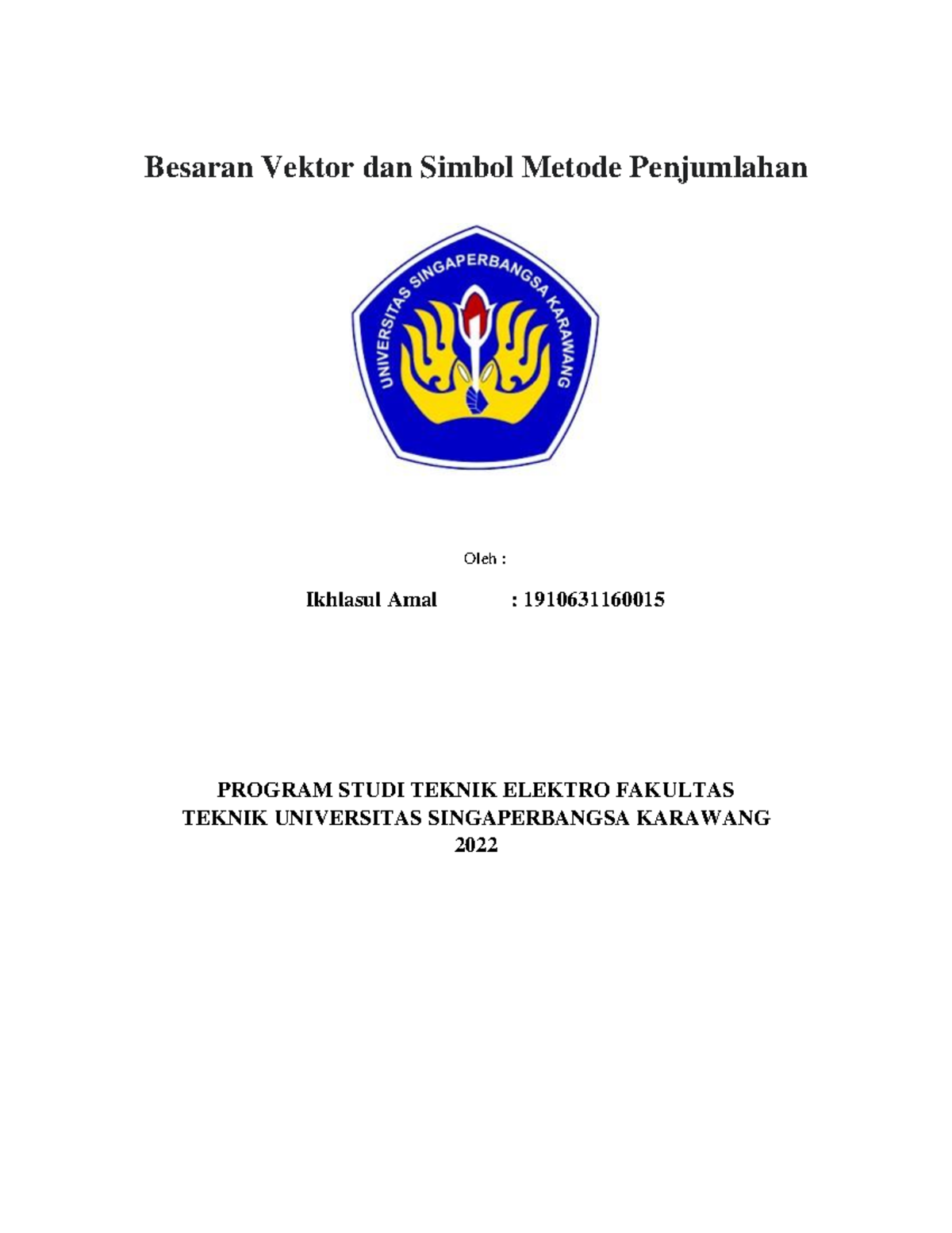 Besaran Vektor dan Simbol Metode Penjumlahan - Fenomena fisika yang ...