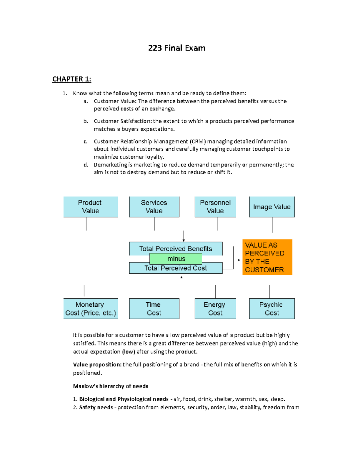 Comm 223 final exam prep - 223 Final Exam CHAPTER 1: Know what the ...