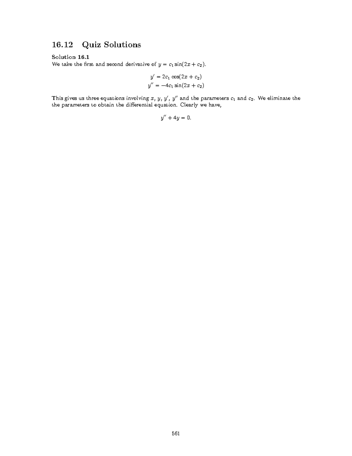 Ref MATH Adv Math Methods Sean Mauch-146 - 16 Quiz Solutions Solution ...