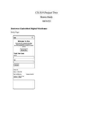 7-1 project 2 - RUNNING HEAD TITLE 7-1 Project Two Assignment Efrain ...