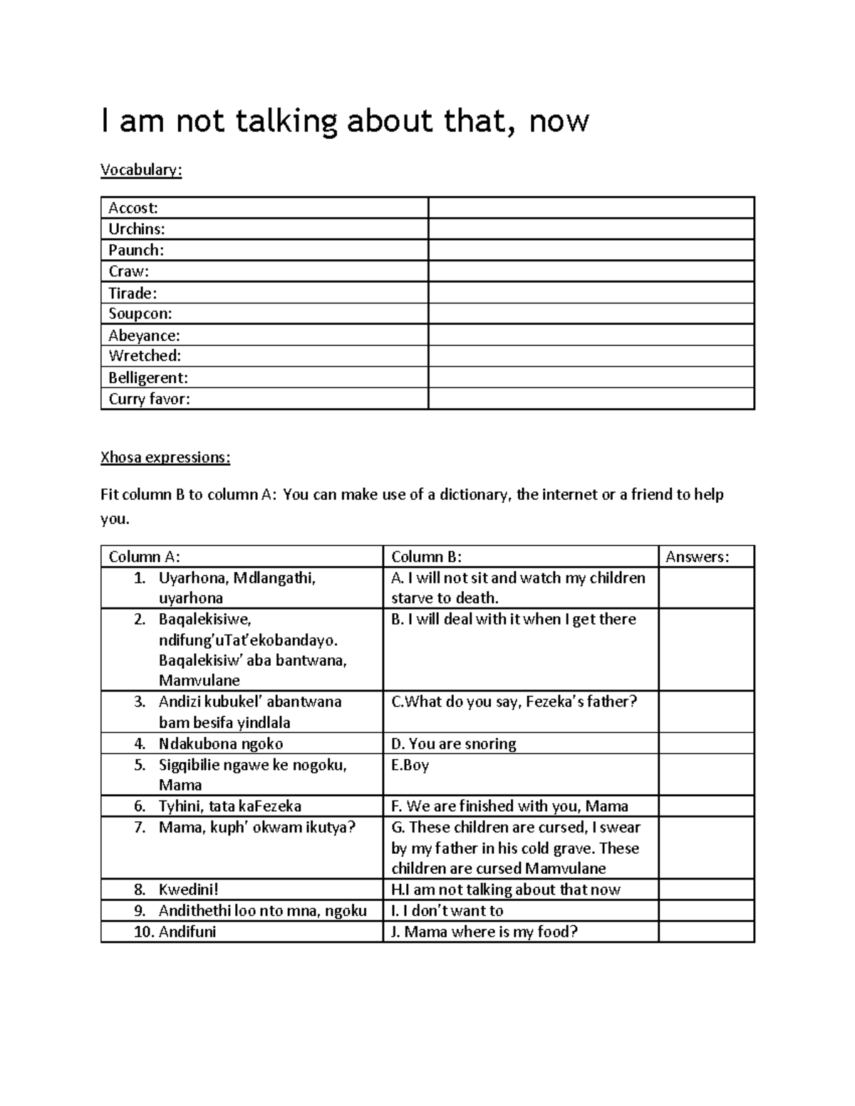 Eng+FAL+ +Gr+10+ +I+am+not+talking+about+that+nou+ +Questions+ +AT - I ...