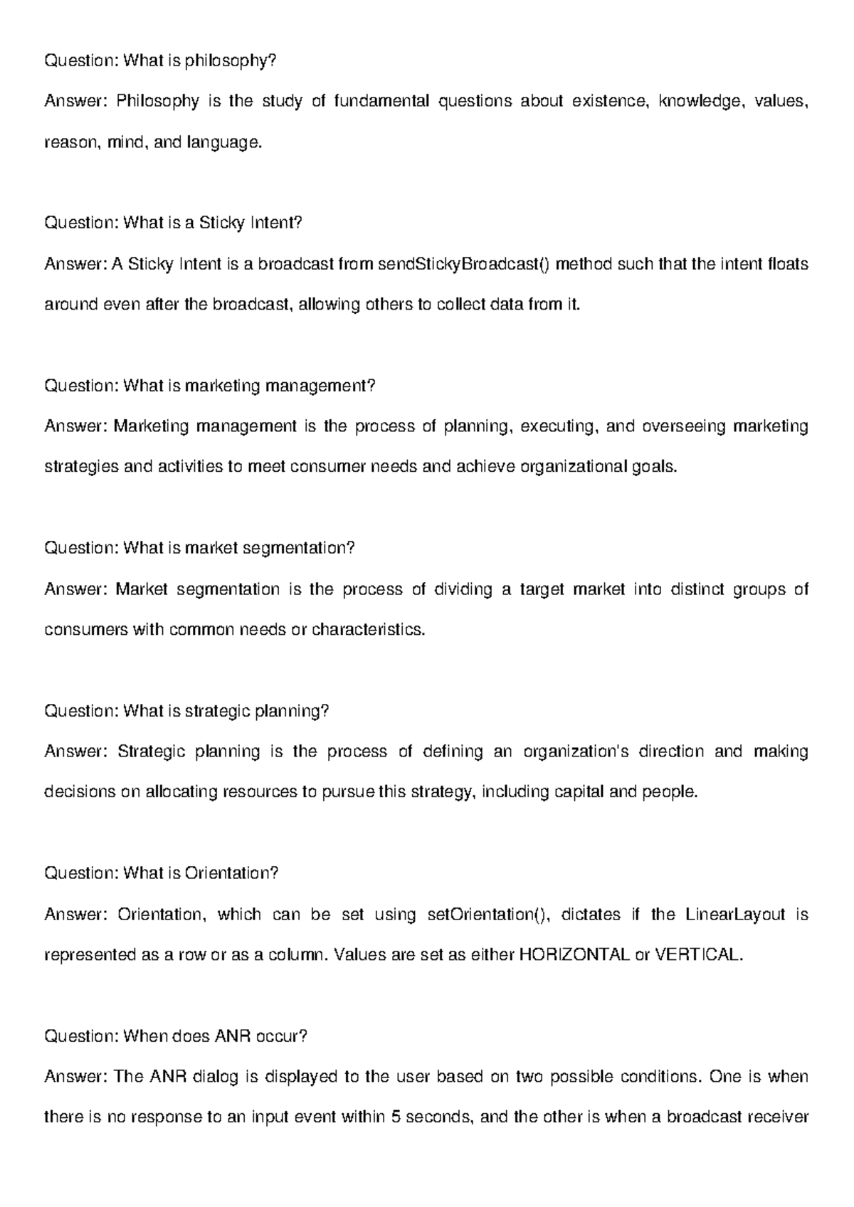 Unconcentrative compositors aneared - Question: What is philosophy ...