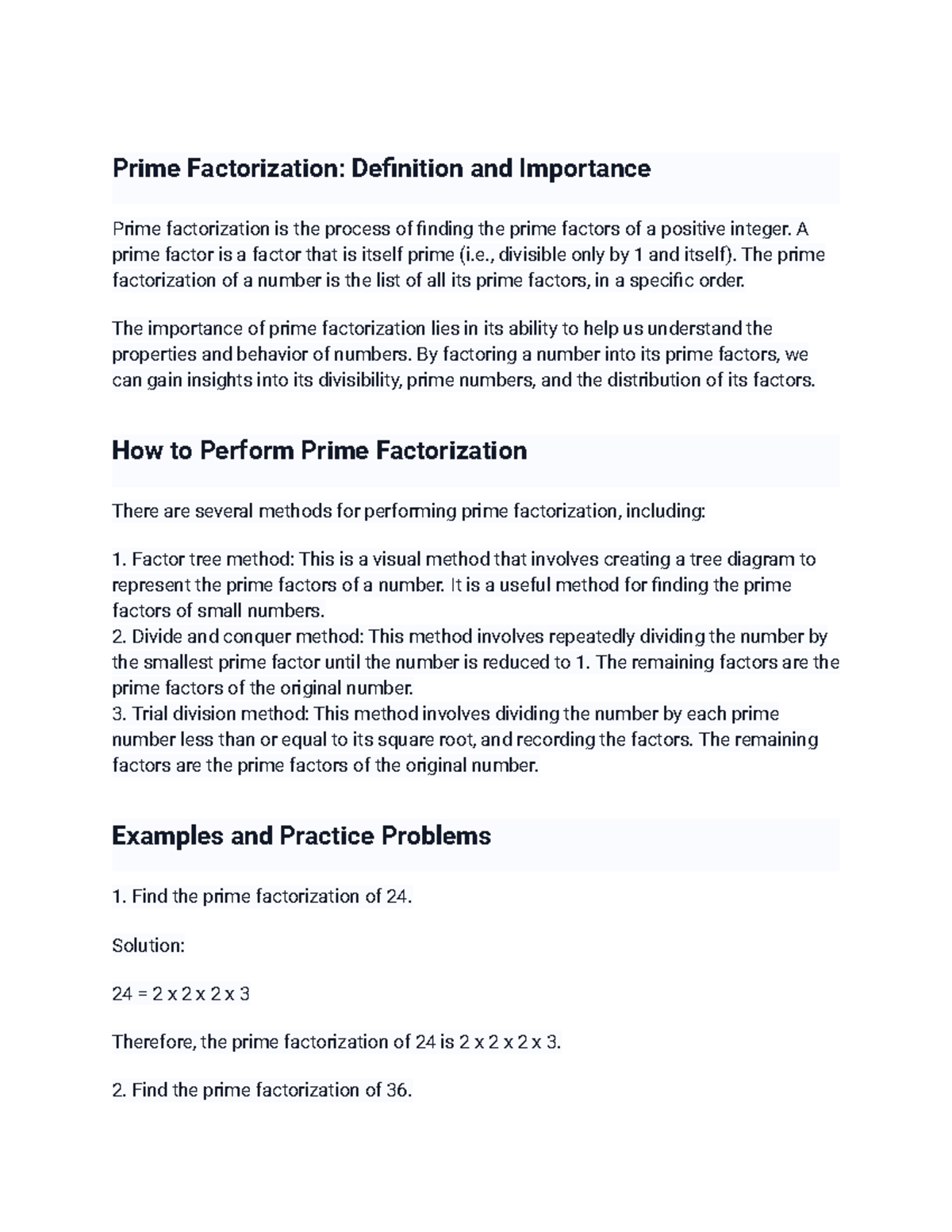 Untitled document - Includes information and notes on Prime ...