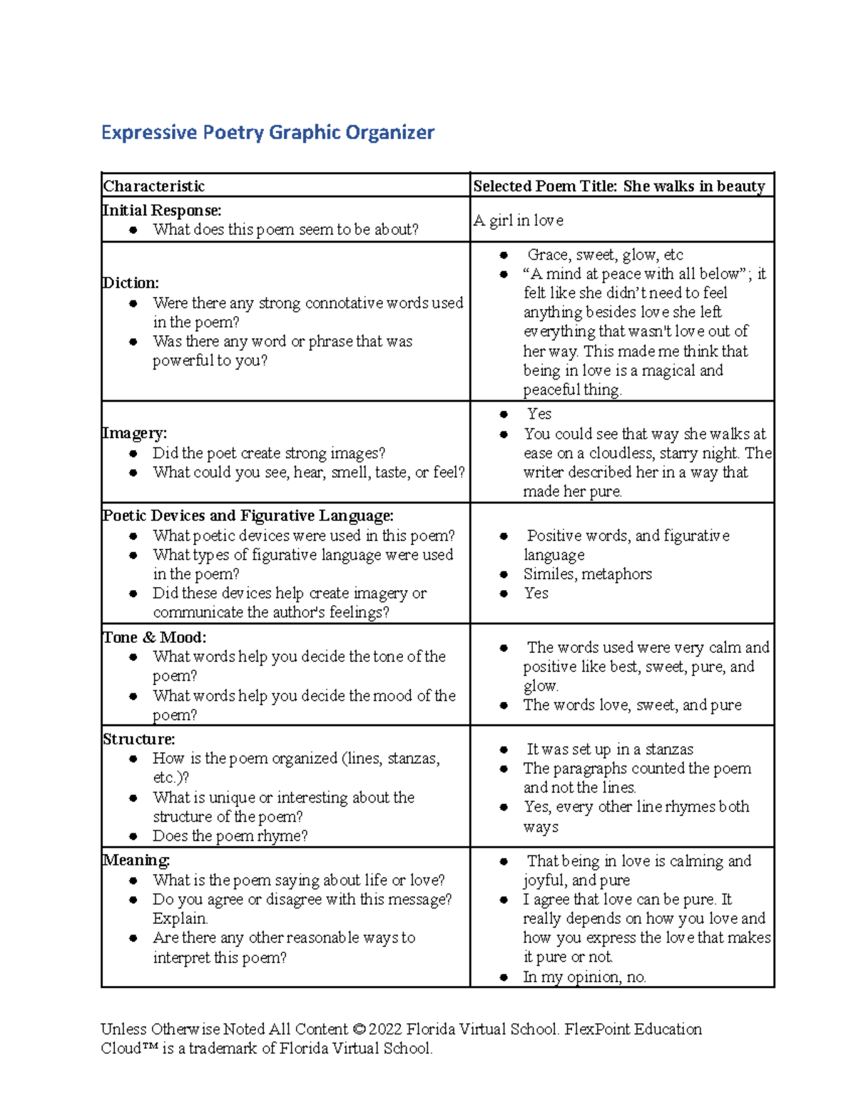 Copy of 1.02 Expressive Poetry Graphic Organizer - Expressive Poetry ...