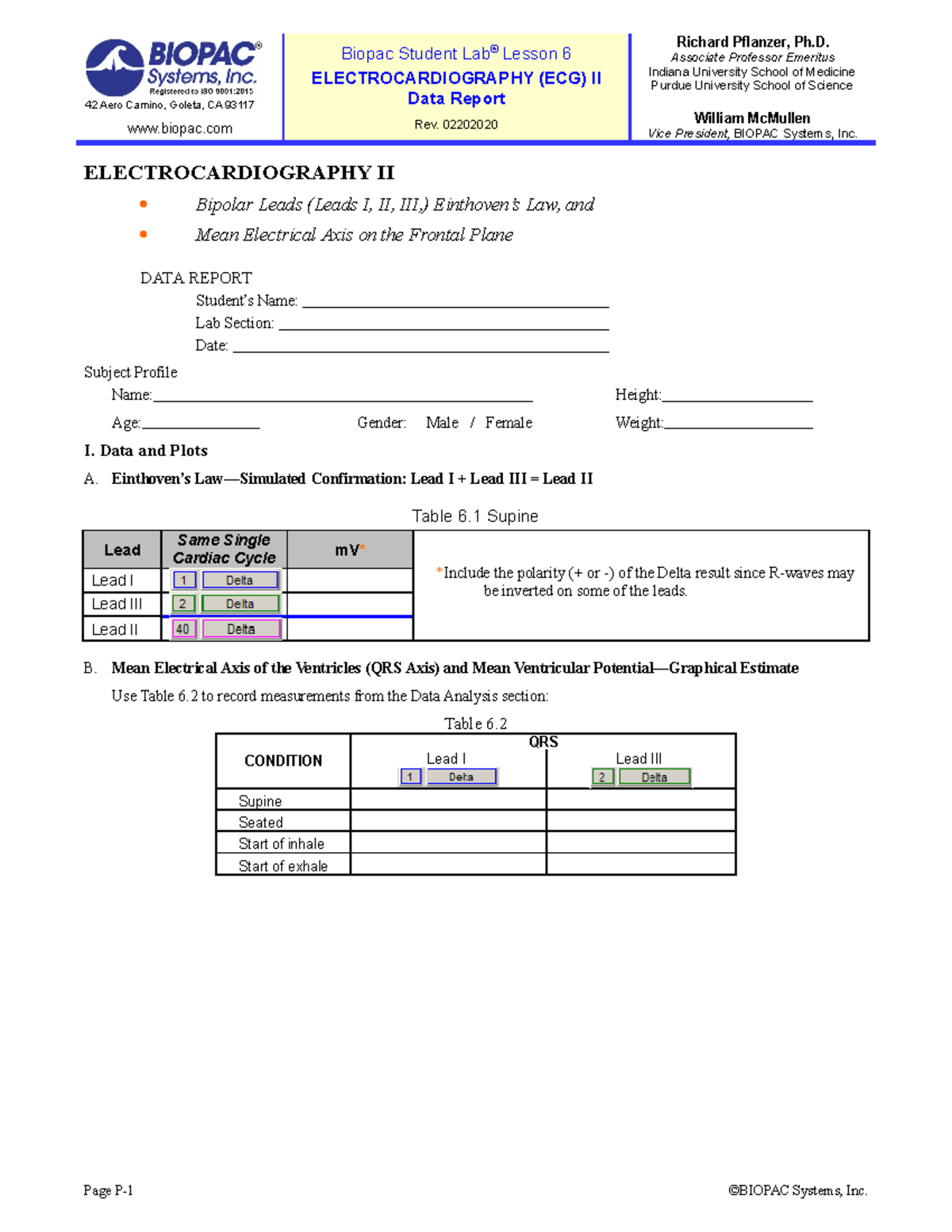 L06 Data Report - Dvdbdb - 42 Aero Camino, Goleta, CA 93117 biopac ...
