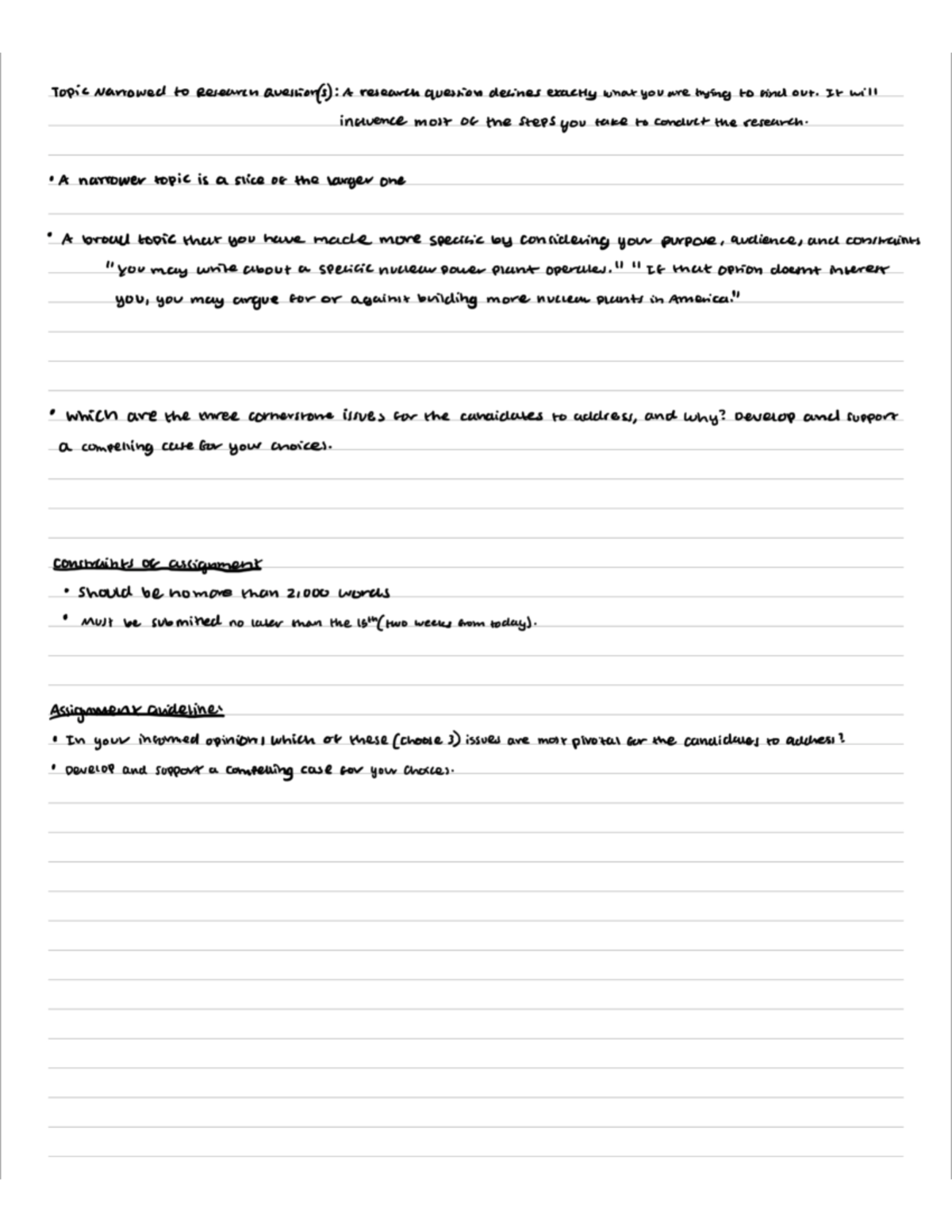 Page 3 - narrow topics etc - ENC 0017 - Studocu