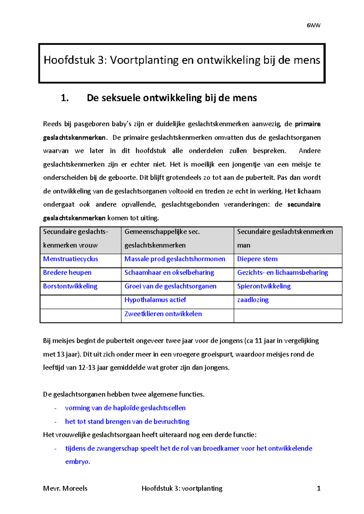 Voortplanting Samenvatting Warning Tt Undefined Function 32 Warning Tt Undefined