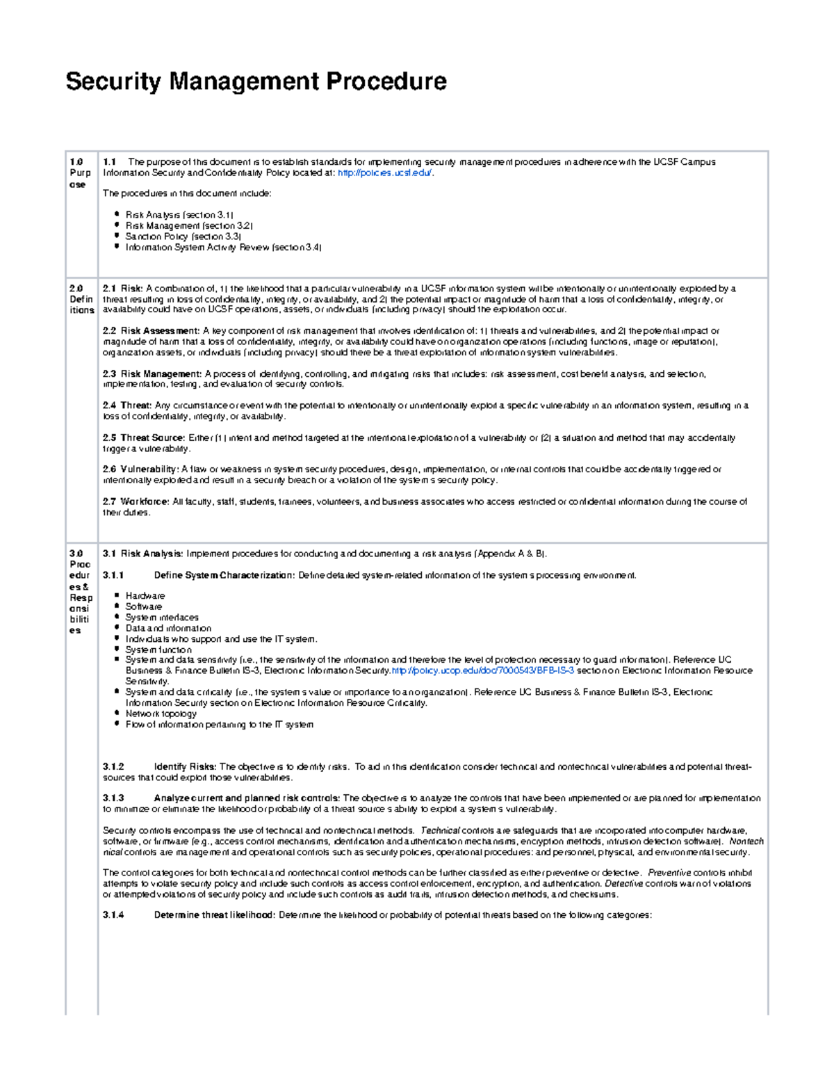 Soprfa Security Management Procedure 190722 2214 7584 - Security ...