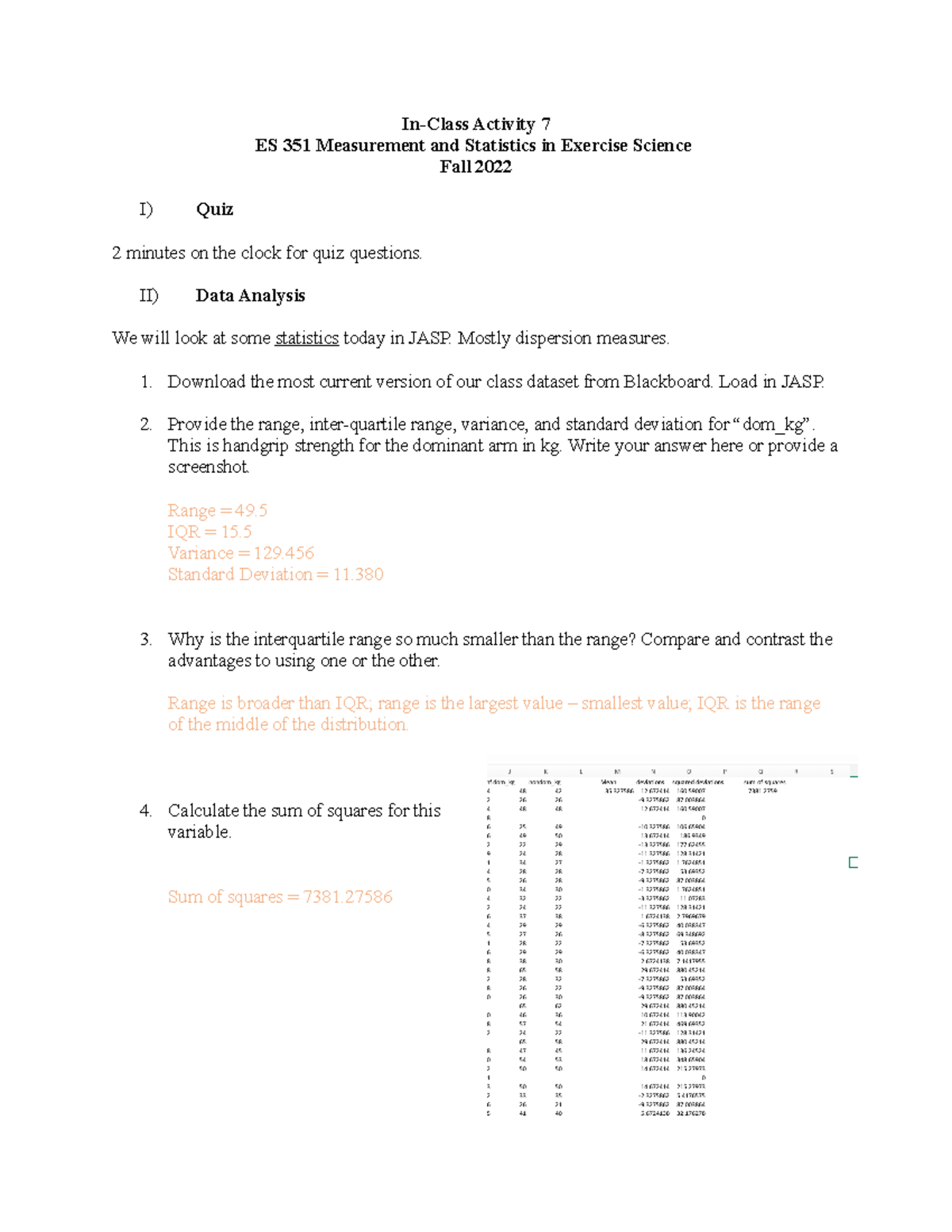 In-Class 7 Dispersion - In-Class #7 for Es 351 at Ole Miss. Taught by ...