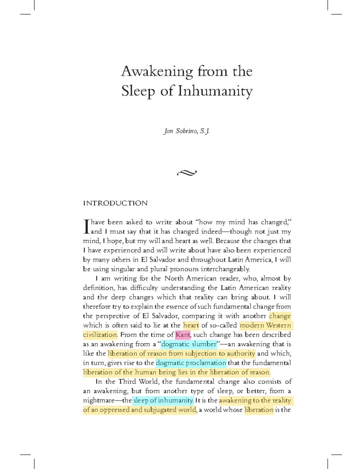 Awakening from the sleep of inhumanity - Awakening from the Sleep of ...