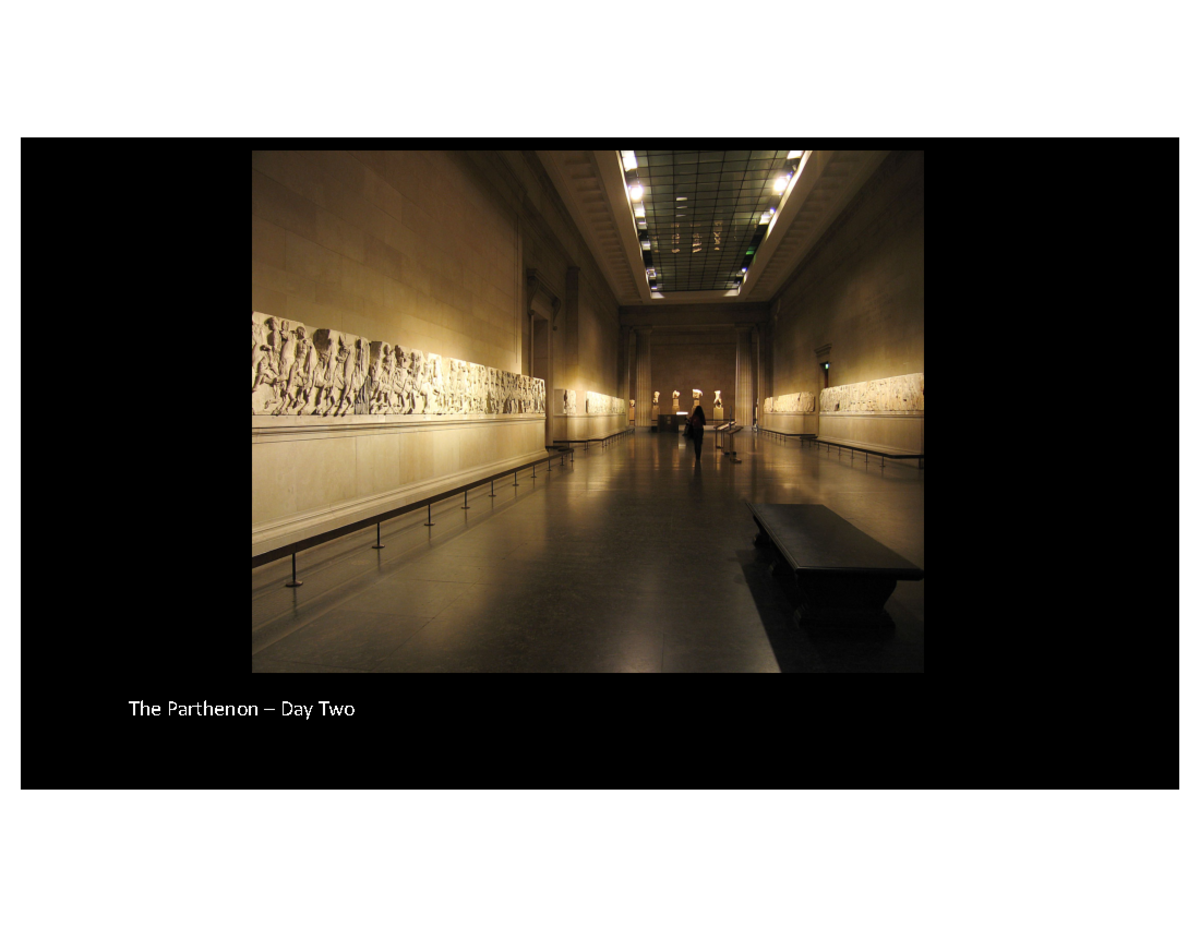 2018 parthenon day 2-1 - notes - The Parthenon – Day Two Todays ...