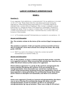 Law of contract - Sample/Example of a Suretyship Agreement - PVL3702 ...