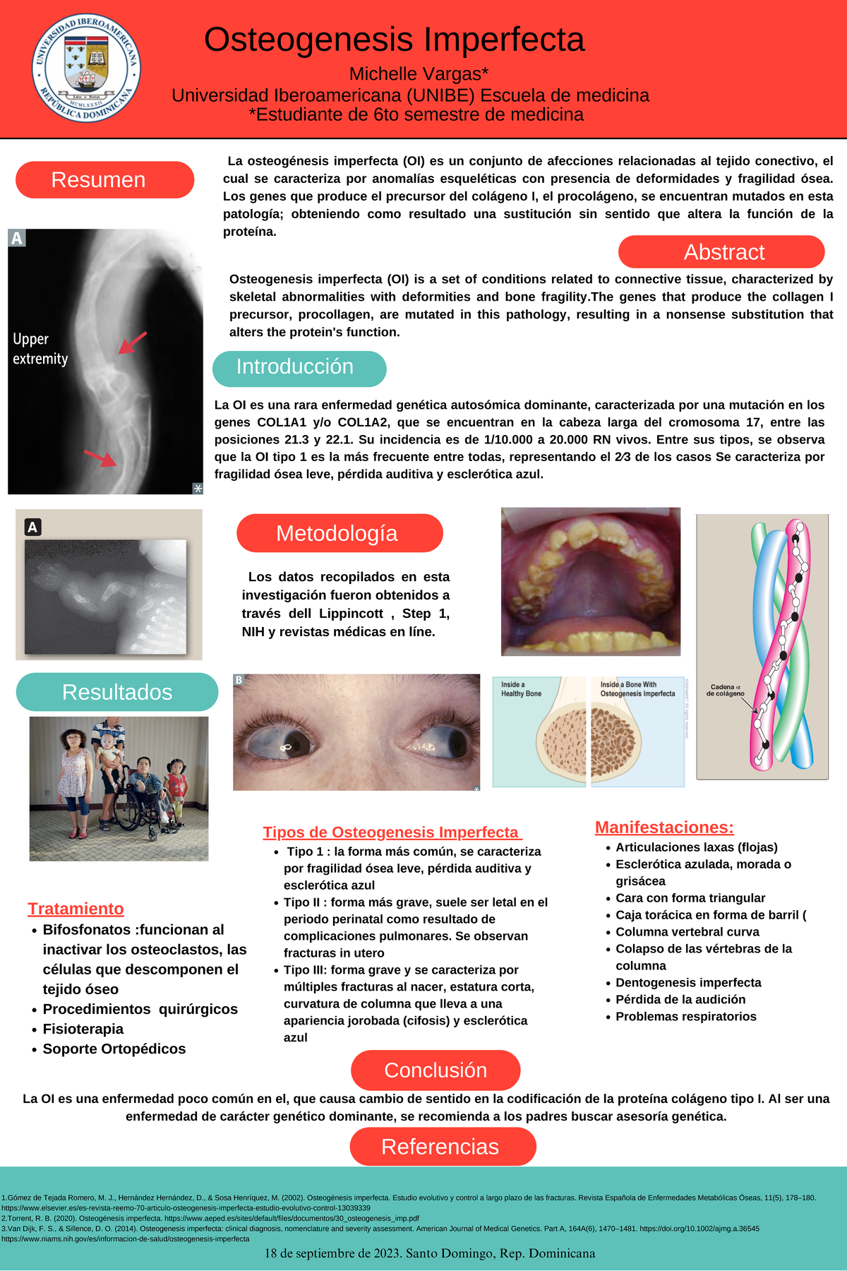 Osteogenesis imperfecta poster - 1ómez de Tejada Romero, M. J ...