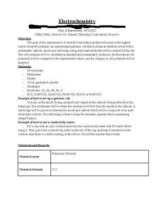 Project 3 Equilibrium Pre-Lab Part 1 - Equilibrium Nicole Talocco ...