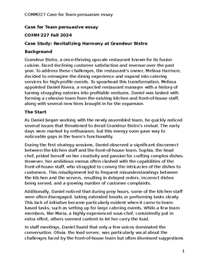 BZq Vy 6-Week 7 Live Class and Lecture Notes COMM 227 BB (F2024) - WEEK ...