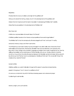 Understanding THE SELF (Selective Self-Presentation and Impression ...