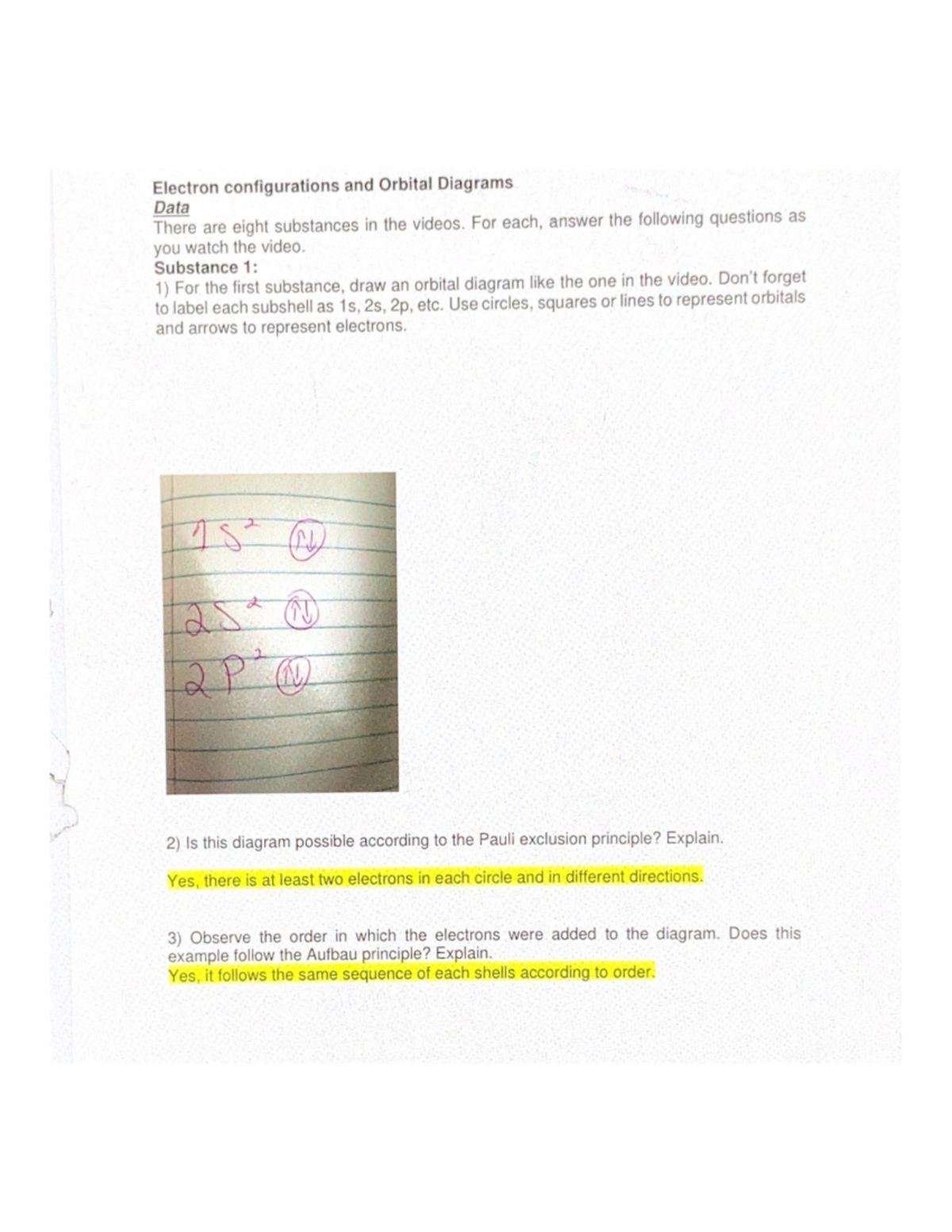 Lab 11: flame test - CHEM 1411 - Studocu