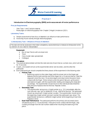 Practical 6 Bilateral Transfer 2023 - Practical 6 Bilateral transfer of ...